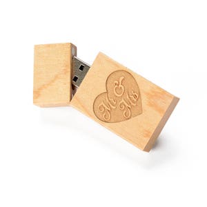 Our Story Gift, Our Story Usb Wood Gift Box, Engraved Our Story Wooden ...