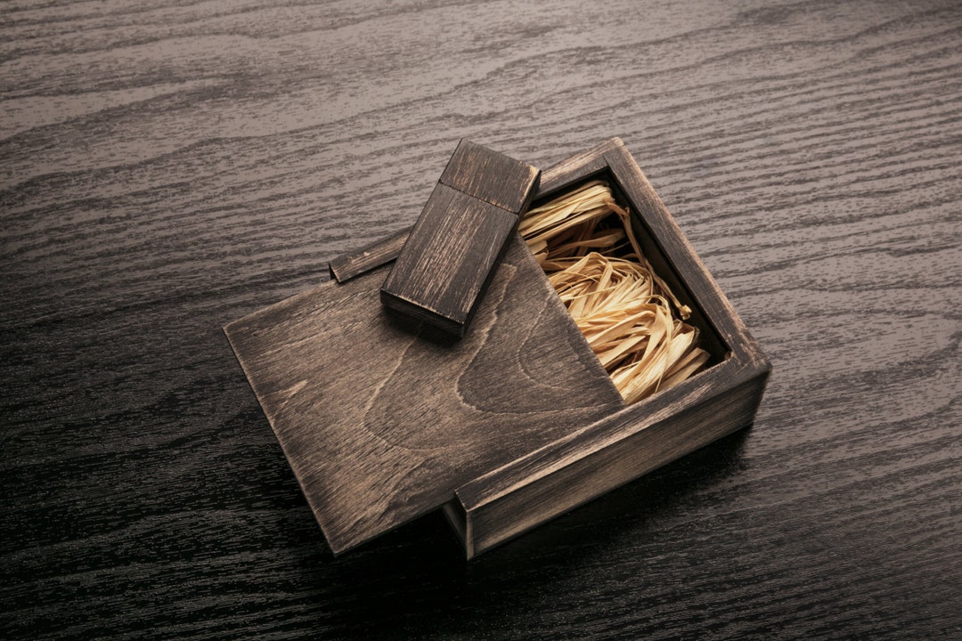 Antique Maple 16GB USB Flash Drive - Stained in Nightshade Black ...