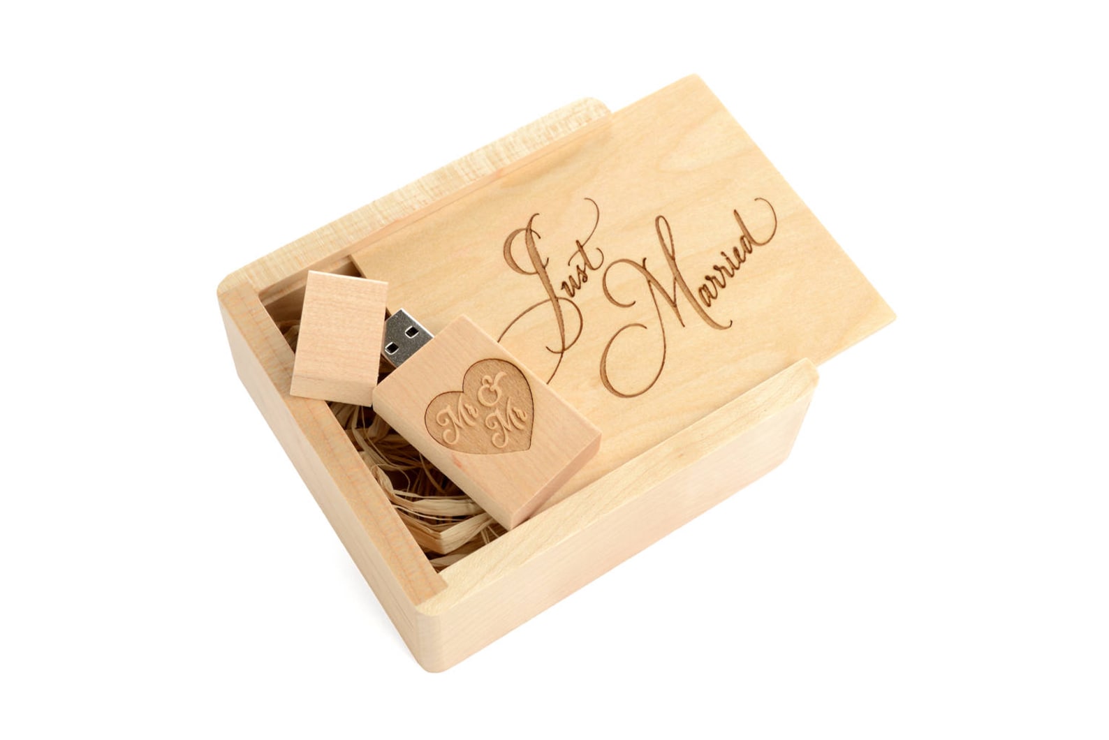 Gift Just Married White Wedding Gift Box Wedding White Box - Etsy
