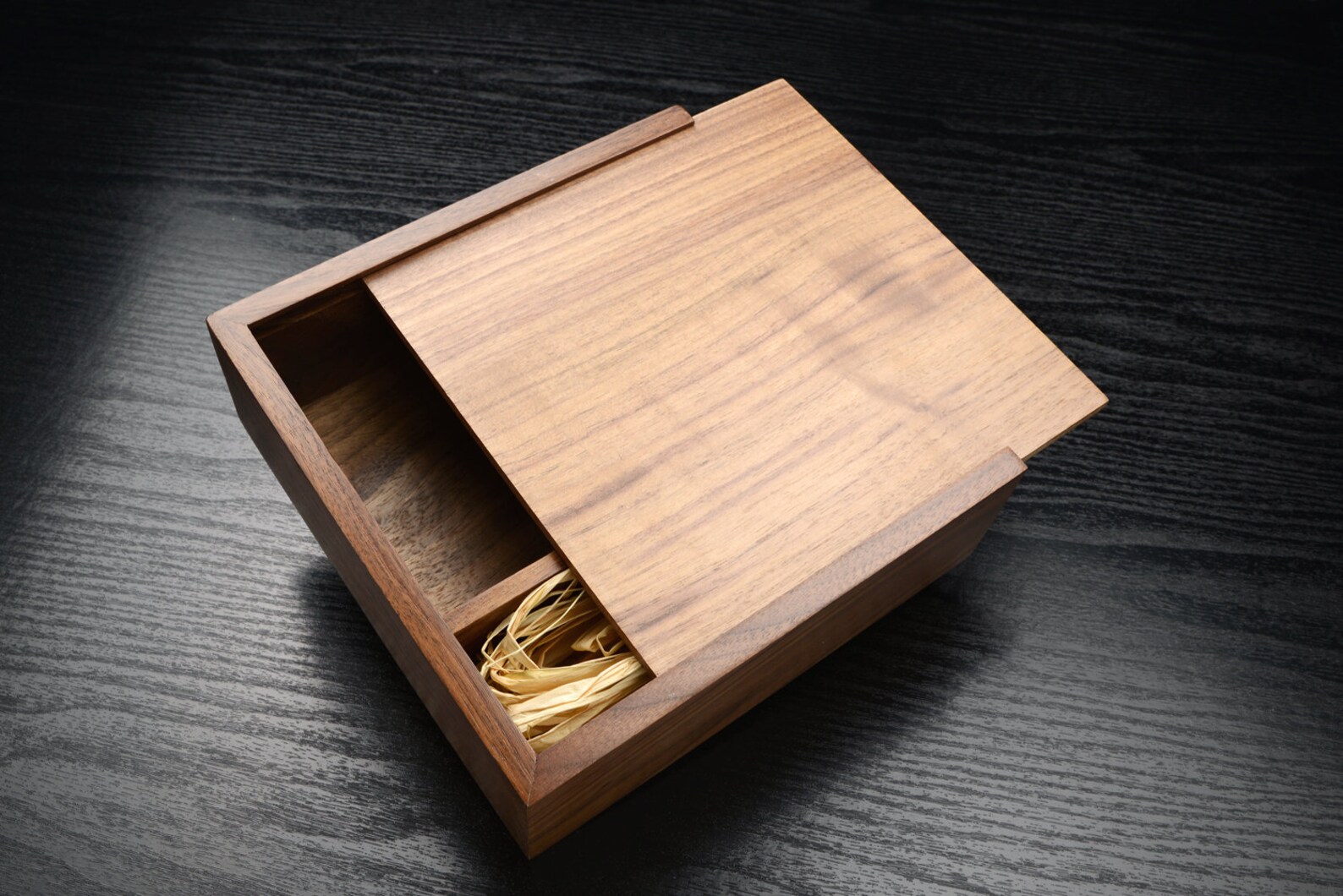 4x6 Walnut Wood Box With a Space for 144 Prints and Slot for - Etsy