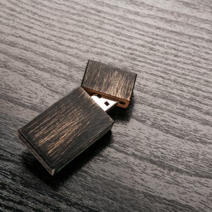 Antique Maple 16GB USB Flash Drive - Stained in Nightshade Black ...