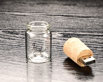 Set of 25 Cork Bottle 2.0 USB Flash Drive Bulk Pack | Etsy