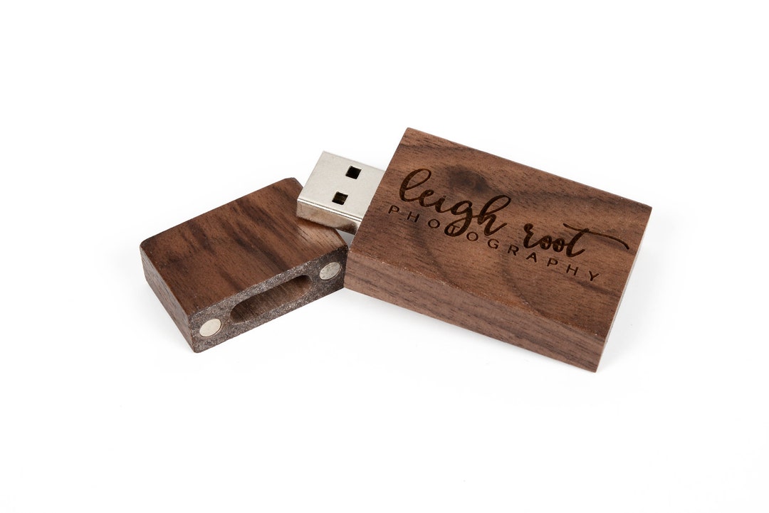 Set of 10 Wooden Walnut Flash Drive, Wooden Usb Drive, Usb Drive ...