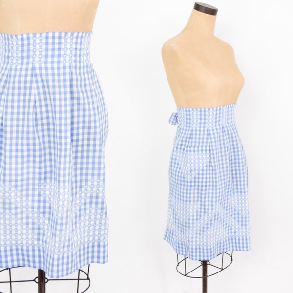 Gingham Apron - Etsy