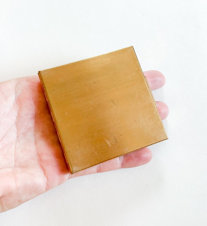 1960s Elgin Gold Compact | 60s Utah Map Compact - Etsy