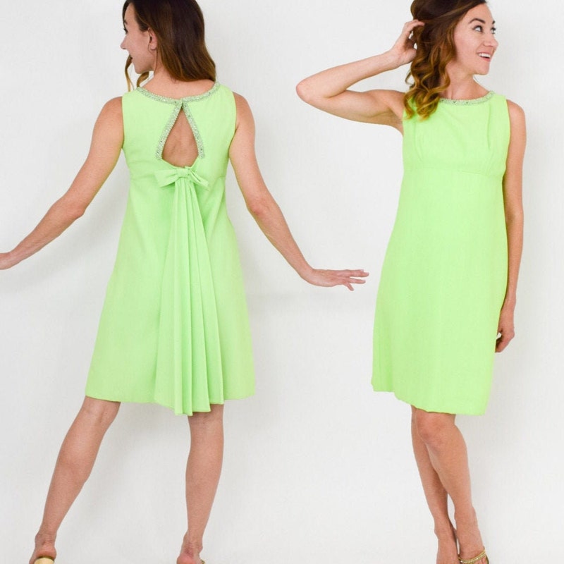 Keyhole Back Dress - Etsy