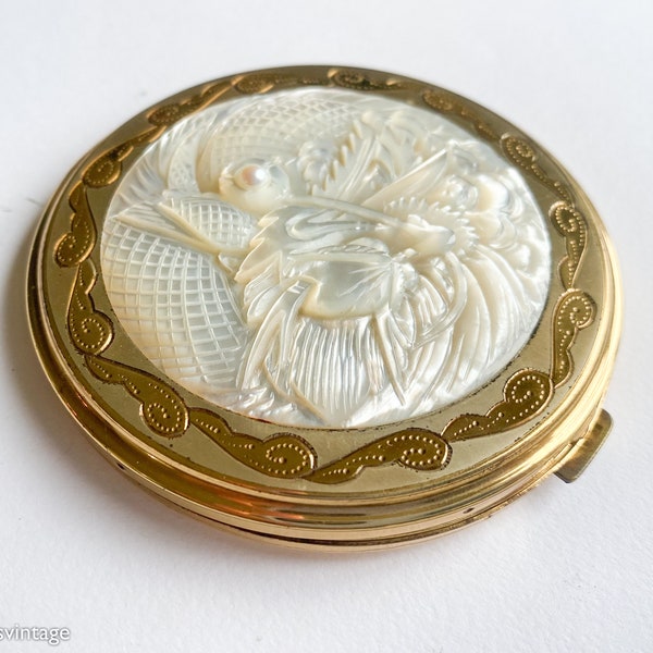 Pearl Compact - Etsy