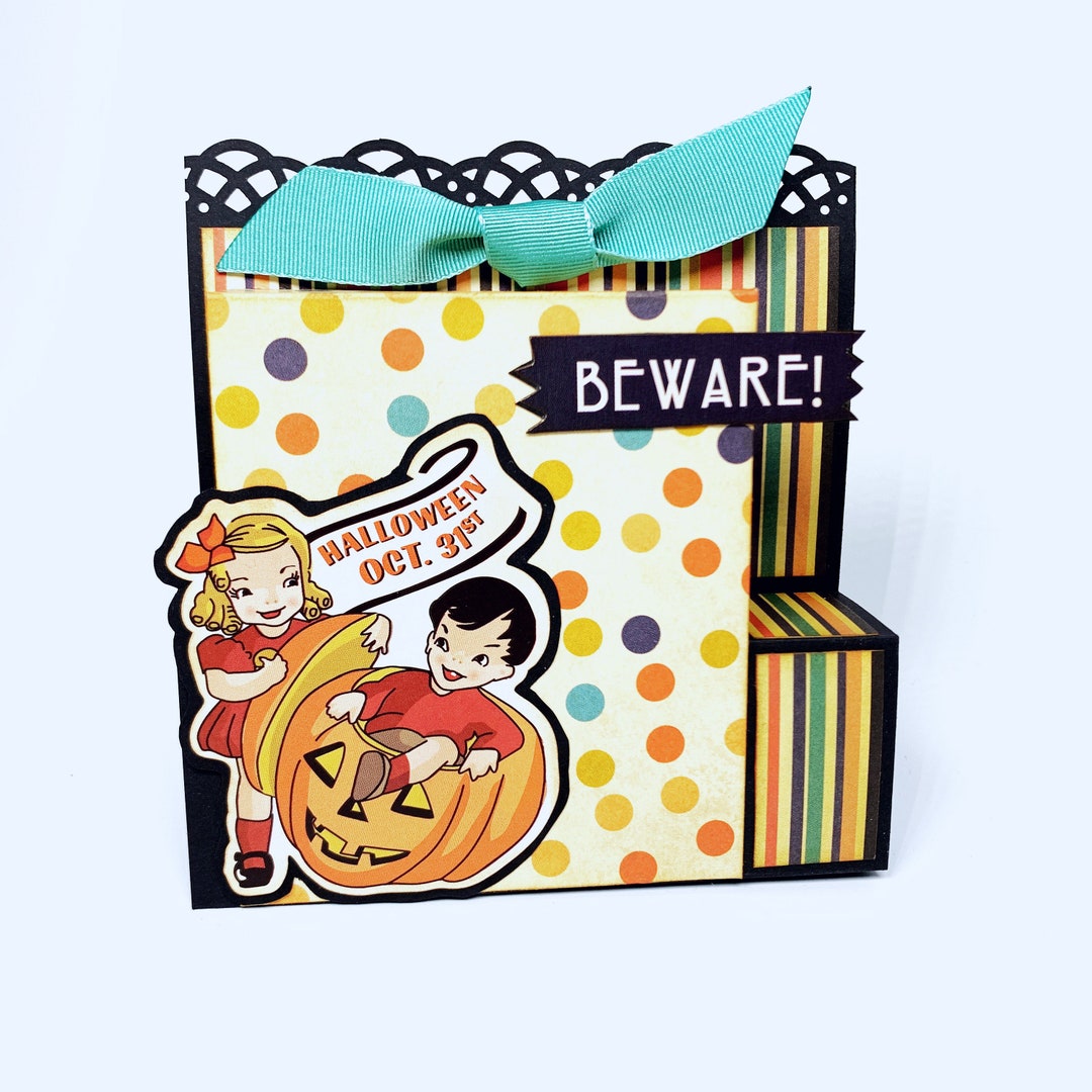 Beware! Halloween Stepped Popup Card - Etsy