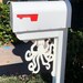 Mailbox Bracket Octopus, Coastal, Tropical, Custom Mailbox, Mailboxes ...