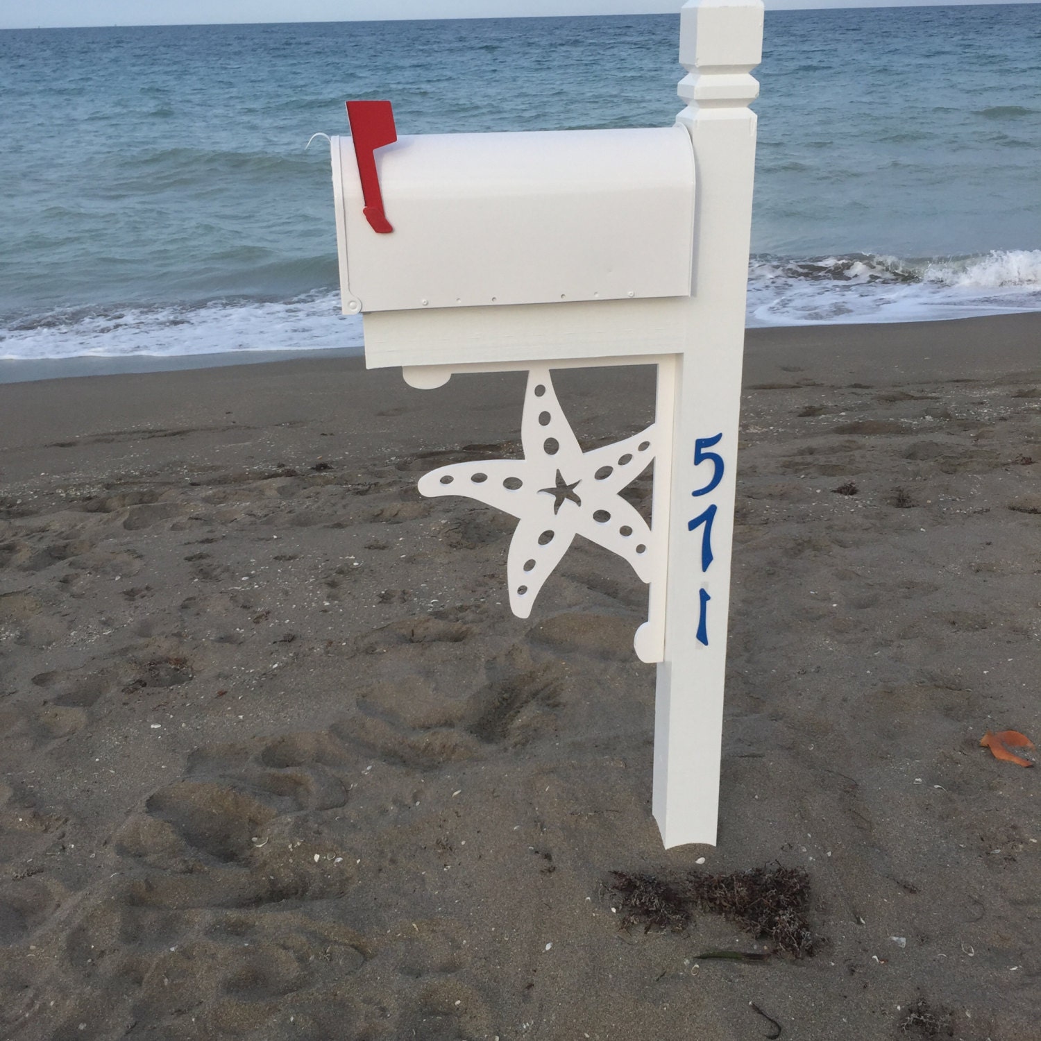 Mailbox Bracket Starfish Large 16x21 Inch Custom Mailbox | Etsy
