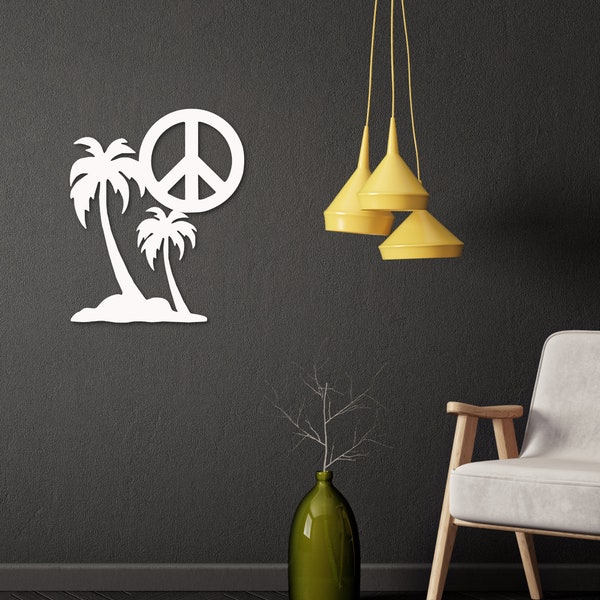 Coastal Peace Sign - Etsy