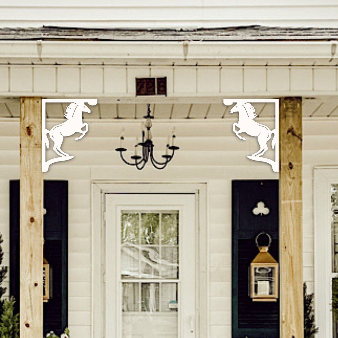 Screen Door Decor Horse X2 Pieces Small Mailbox Bracket - Etsy