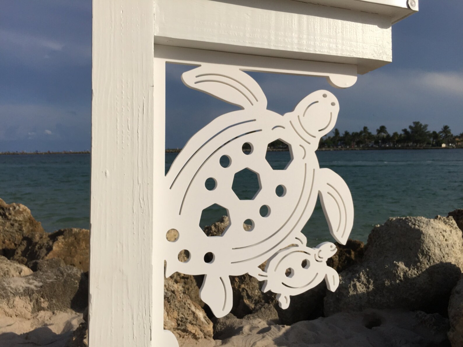 Mailbox Bracket Turtle Original Large 16x21 Inch Custom - Etsy