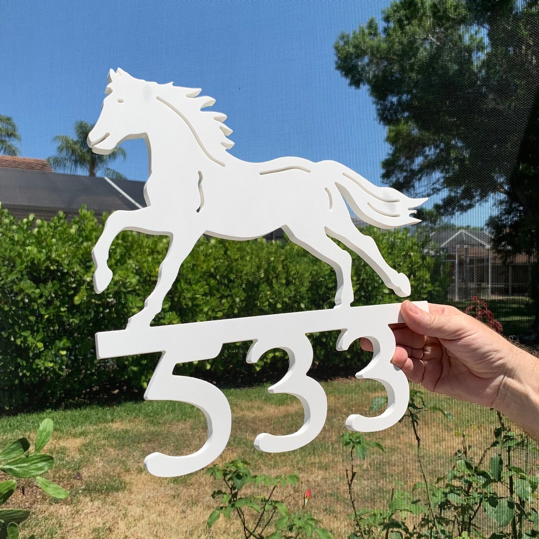 Address Sign, Horse, Address Plaque, Address Sign, Custom, Personalized ...