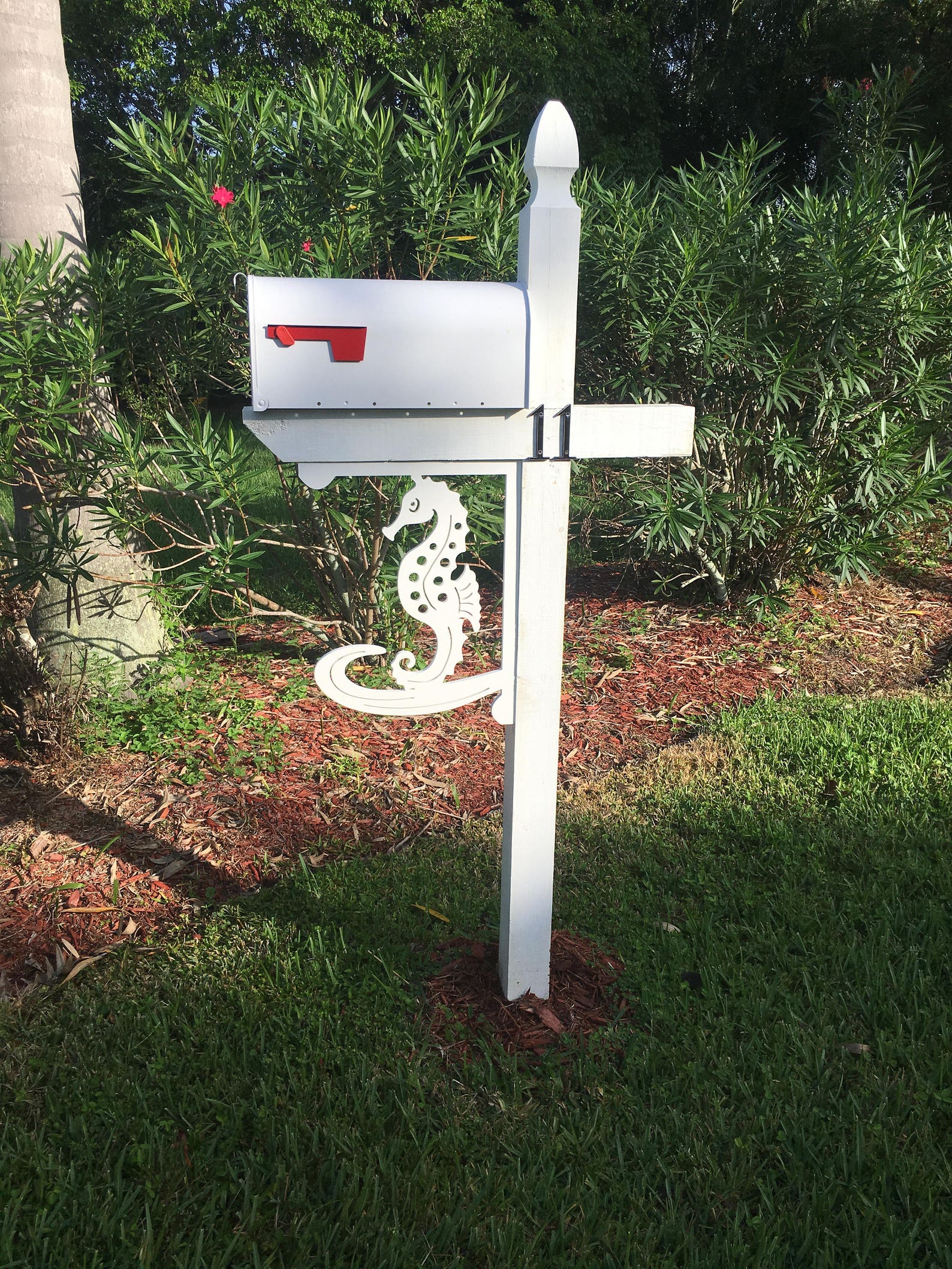 Mailbox Bracket Seahorse Original Large 16x21 inch Custom | Etsy