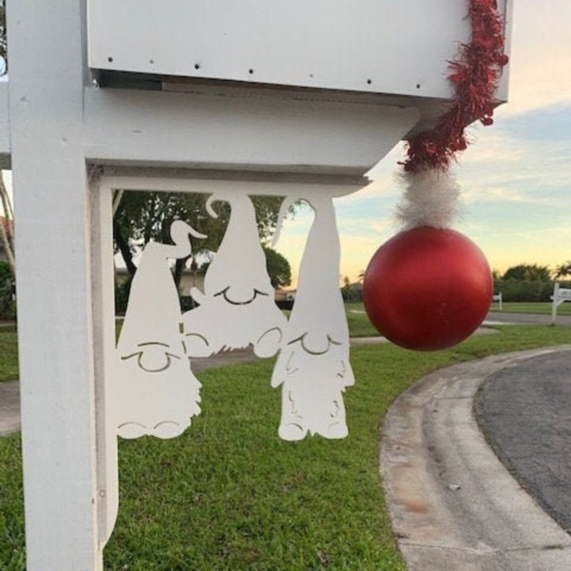 Mailbox Bracket Gnomes Large 16x21 Inch Custom Mailbox - Etsy
