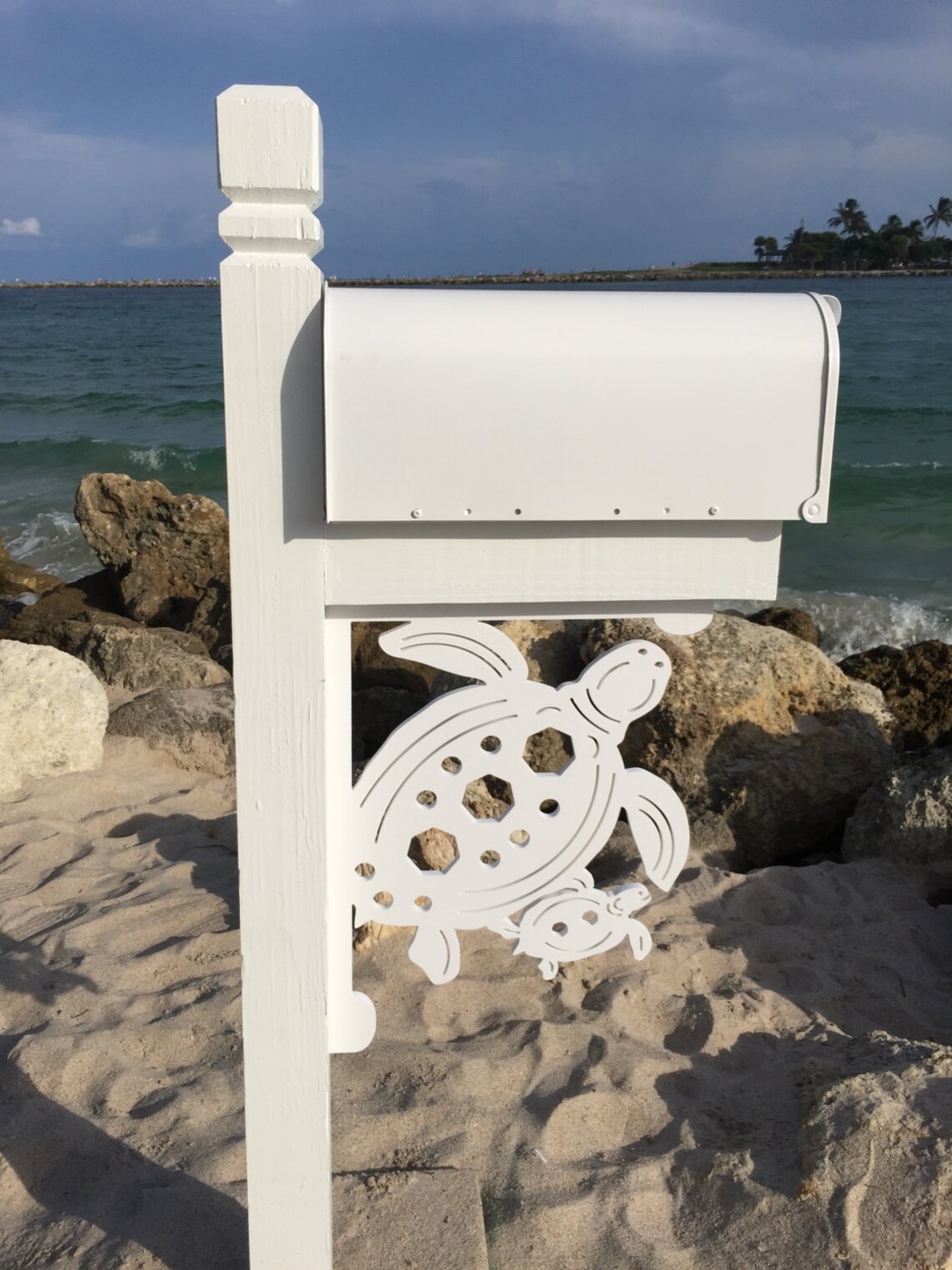 Mailbox Bracket Turtle Original Large 16x21 Inch Custom | Etsy