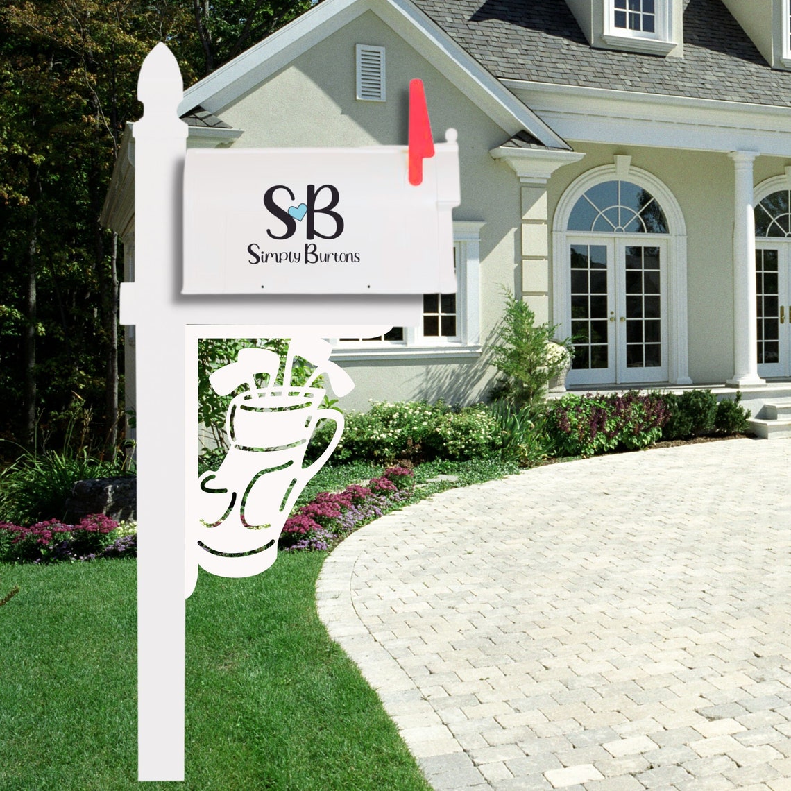 Mailbox Bracket Golf Bag Large 16x21 Inch Custom Mailbox - Etsy