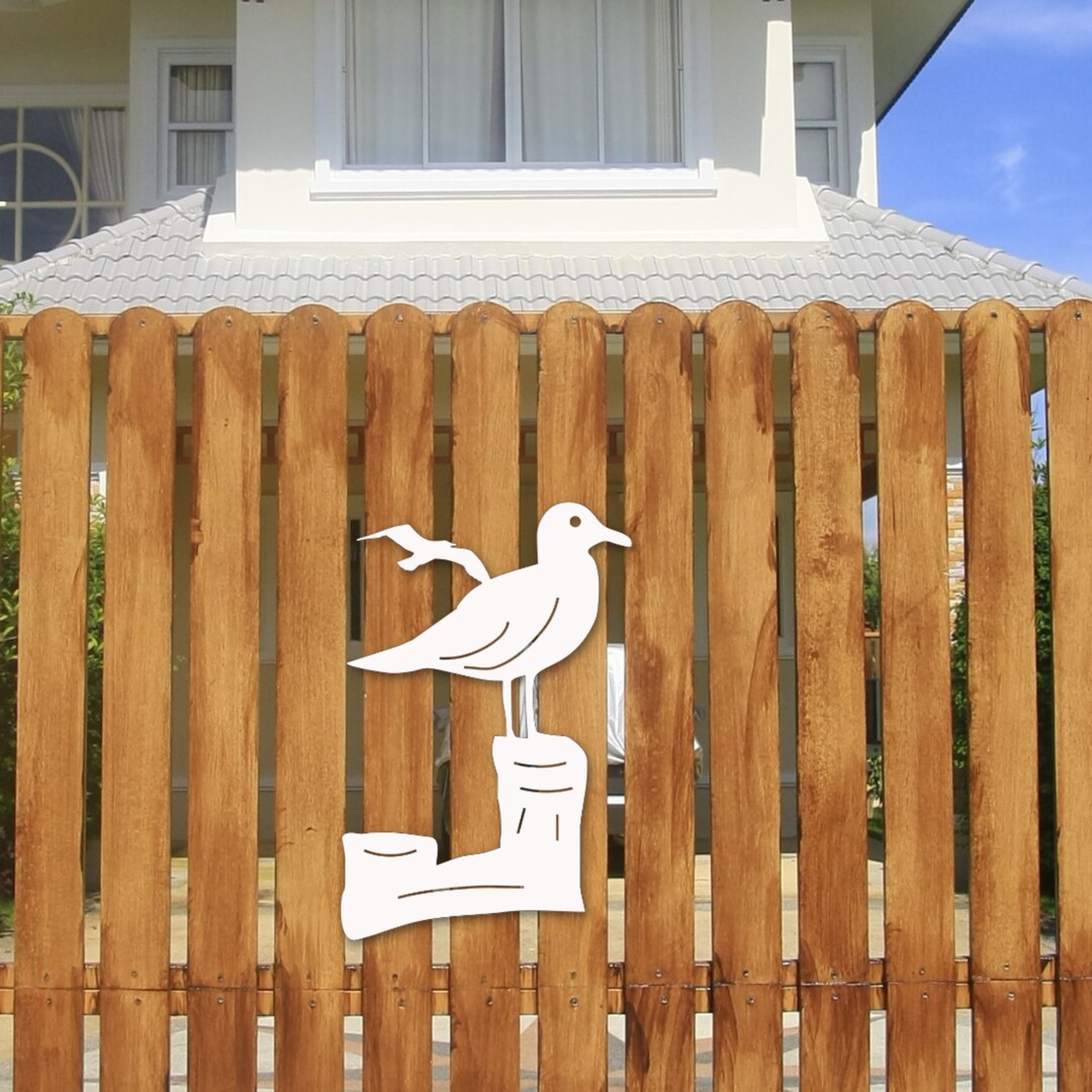 Wall Art, Seagull, Tropical, Outdoor Decor, Housewarming Gift, Custom ...