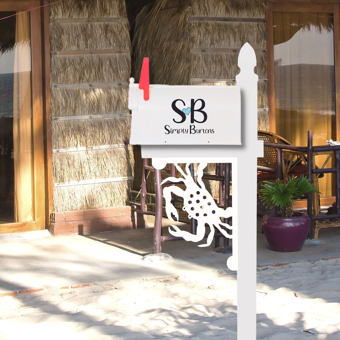 Mailbox Bracket Crab Large 16x21 Inch Custom Mailbox - Etsy