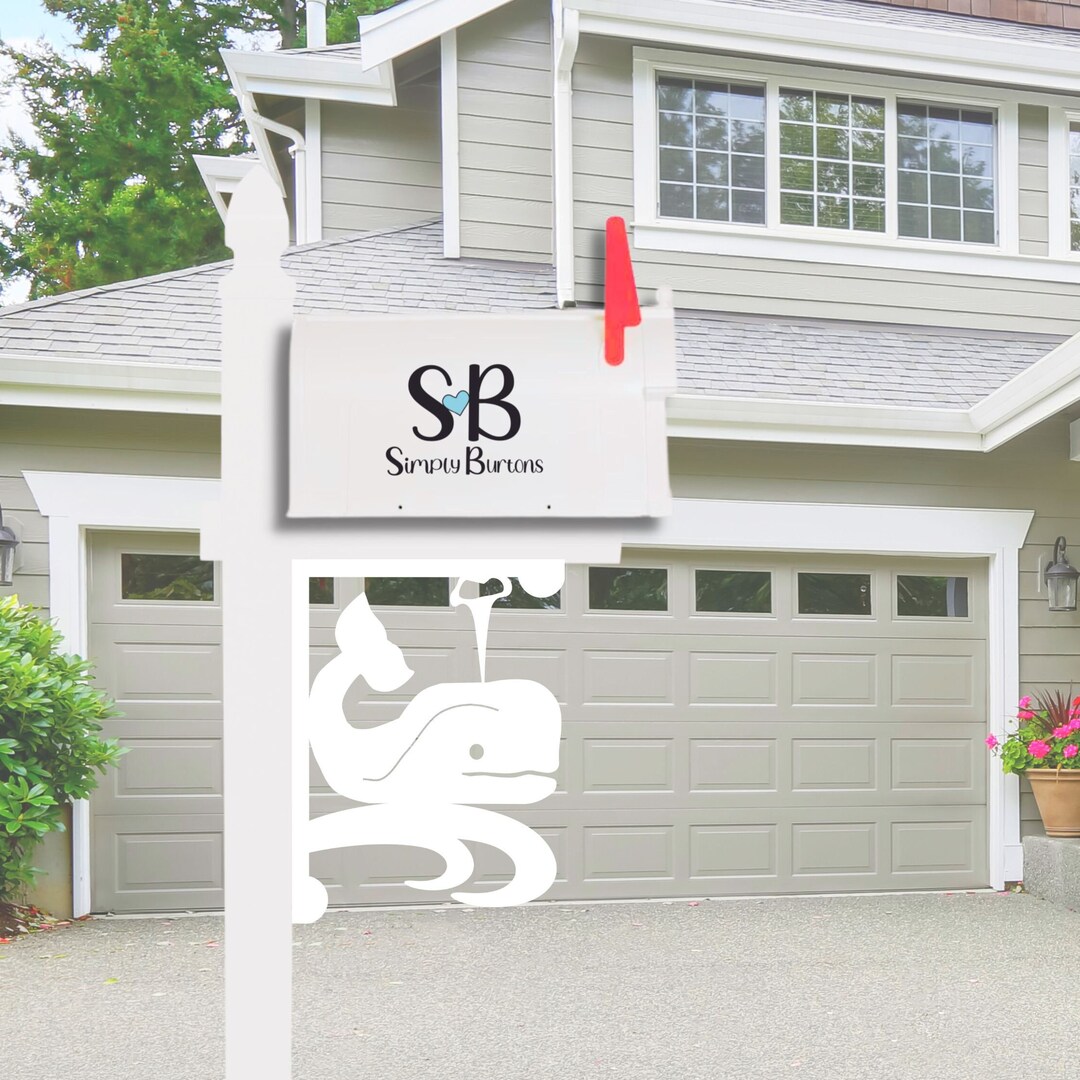 Mailbox Bracket Whale Large 16x21 Inch Custom Mailbox - Etsy