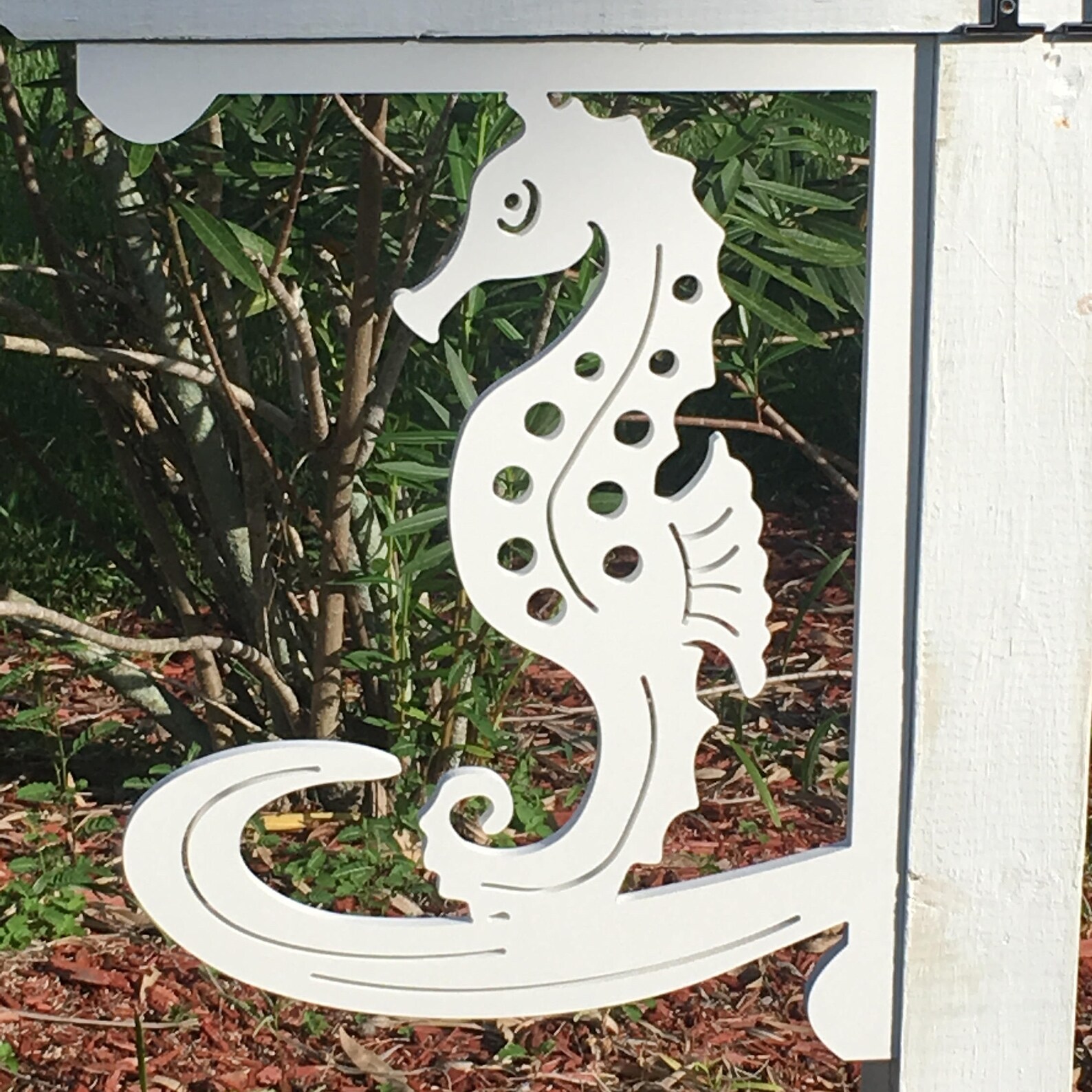 Mailbox Bracket - Seahorse Original, Large 16x21 Inch, Custom Mailbox ...