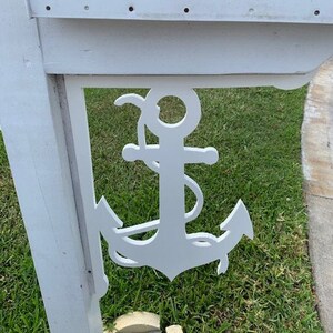 Mailbox Bracket - Anchor With Rope Large 16x21 Inch, Custom Mailbox ...