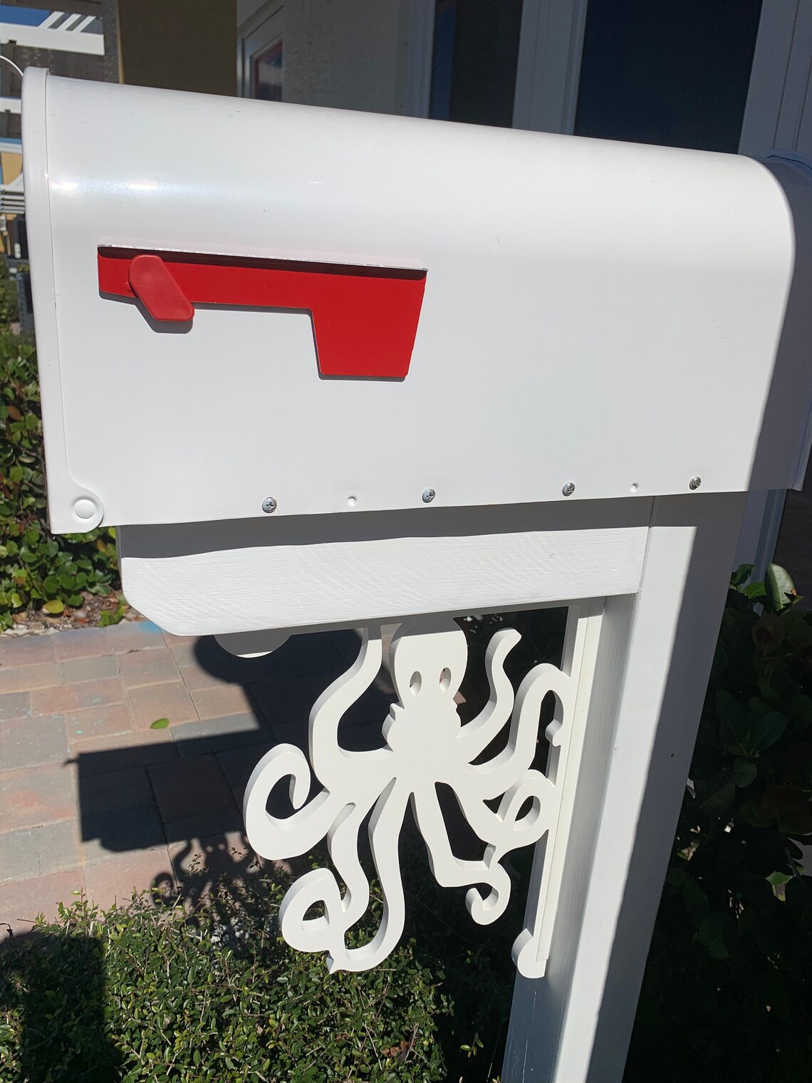 Mailbox Bracket Octopus Coastal Tropical Custom Mailbox - Etsy