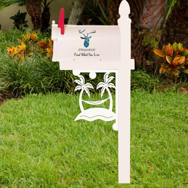 Palm Tree Mailbox Post - Etsy