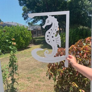 Mailbox Bracket - Seahorse Original, Large 16x21 Inch, Custom Mailbox ...