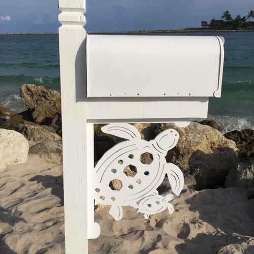 Mailbox Bracket Turtle Original Large 16x21 Inch Custom - Etsy