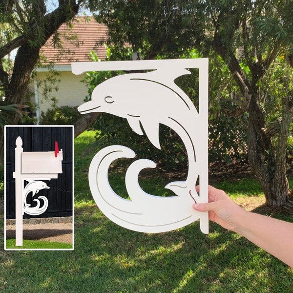 Dolphin Mailbox Post - Etsy