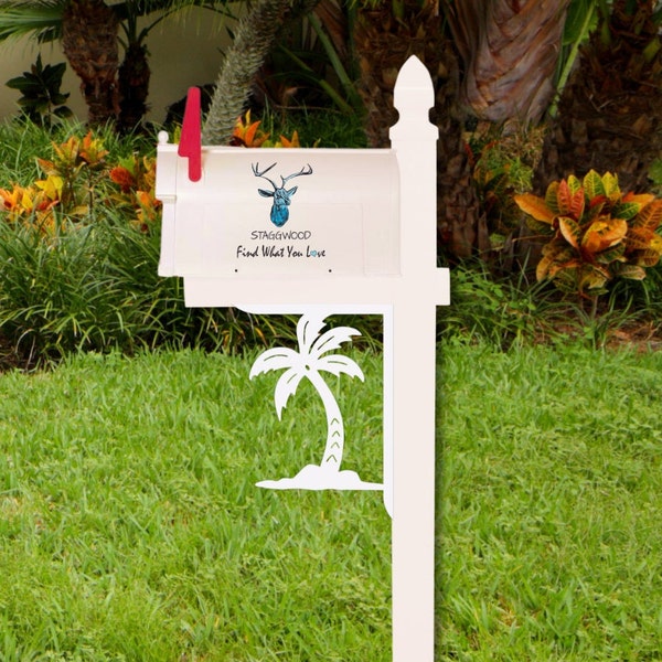 Palm Tree Mailbox Bracket - Etsy