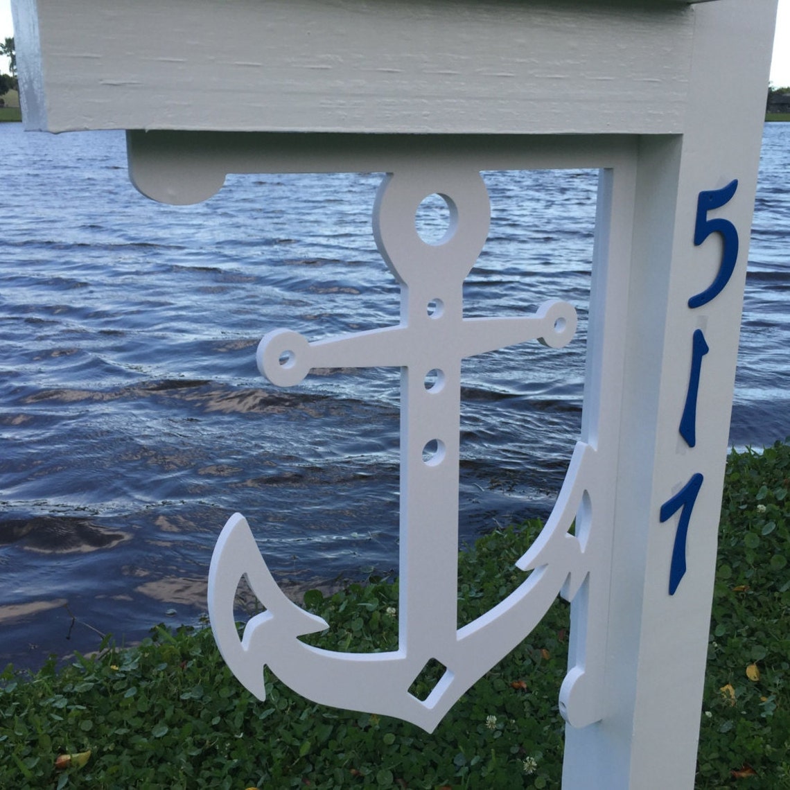 Mailbox Bracket Anchor Large 16x21 Inch Custom Mailbox - Etsy
