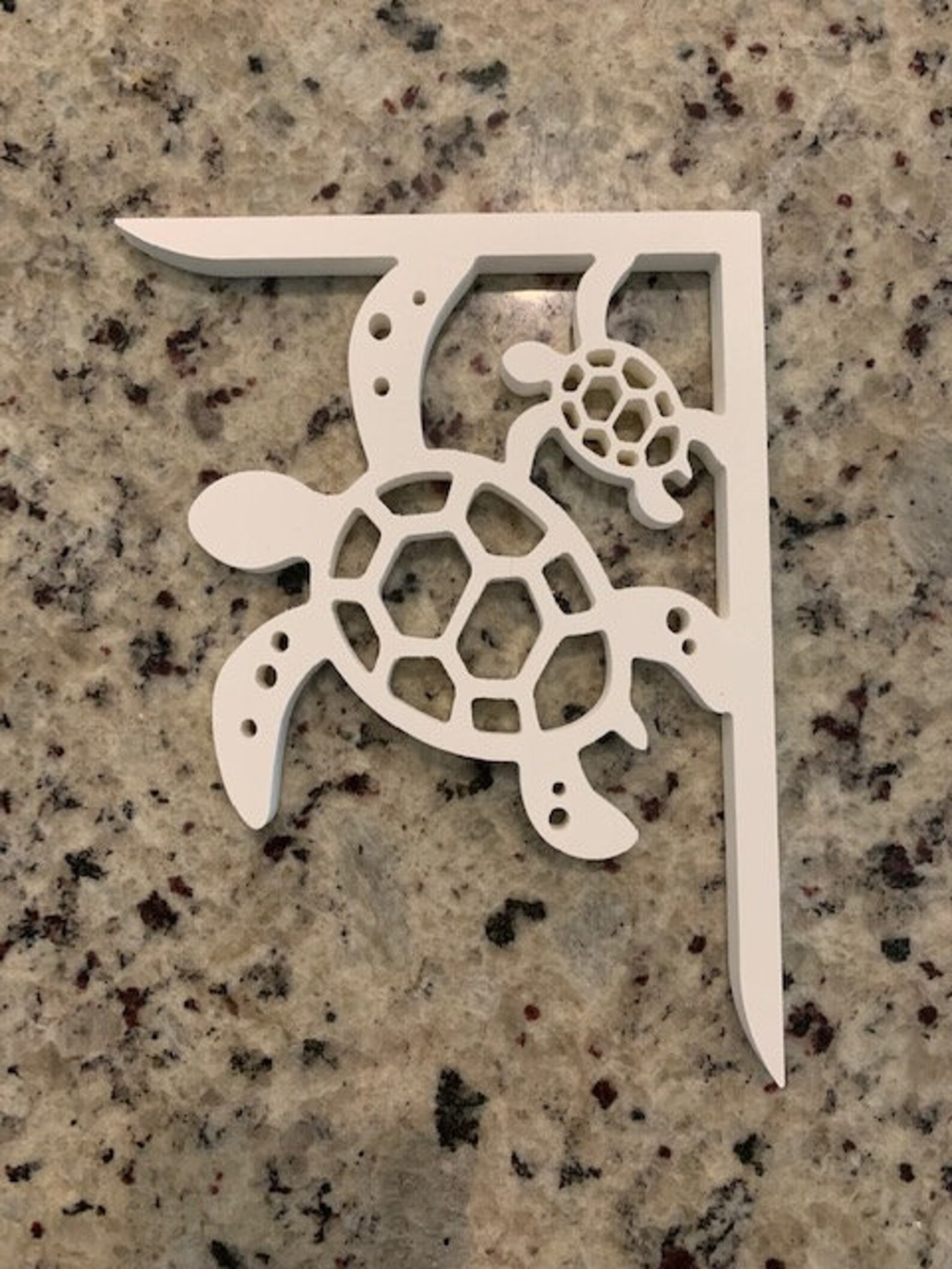 Mailbox Bracket Turtle W/Baby 2021 Small 7x9 inch Custom | Etsy