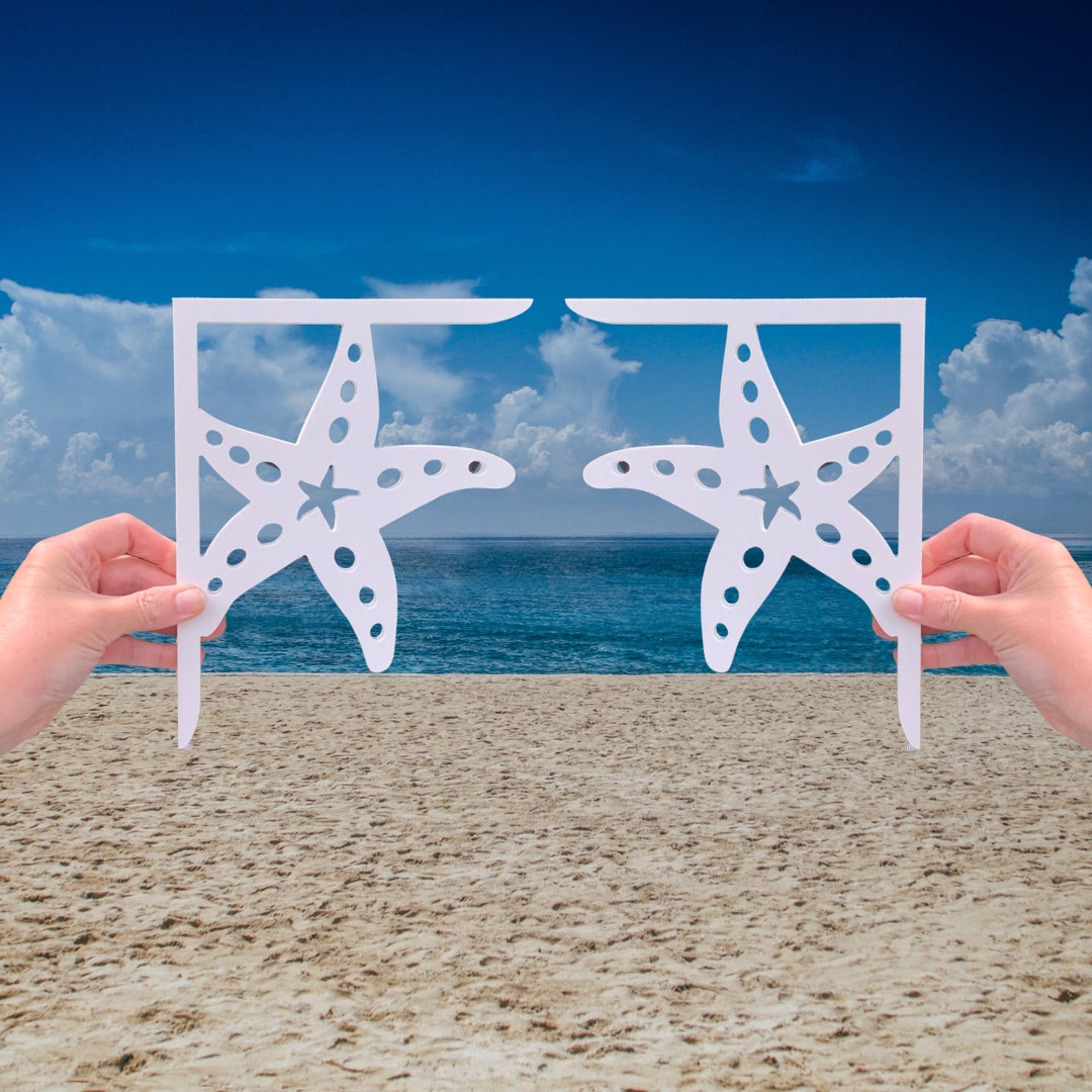 Screen Door Decor - Starfish X2 Pieces, Mailbox Bracket, Custom Mailbox ...