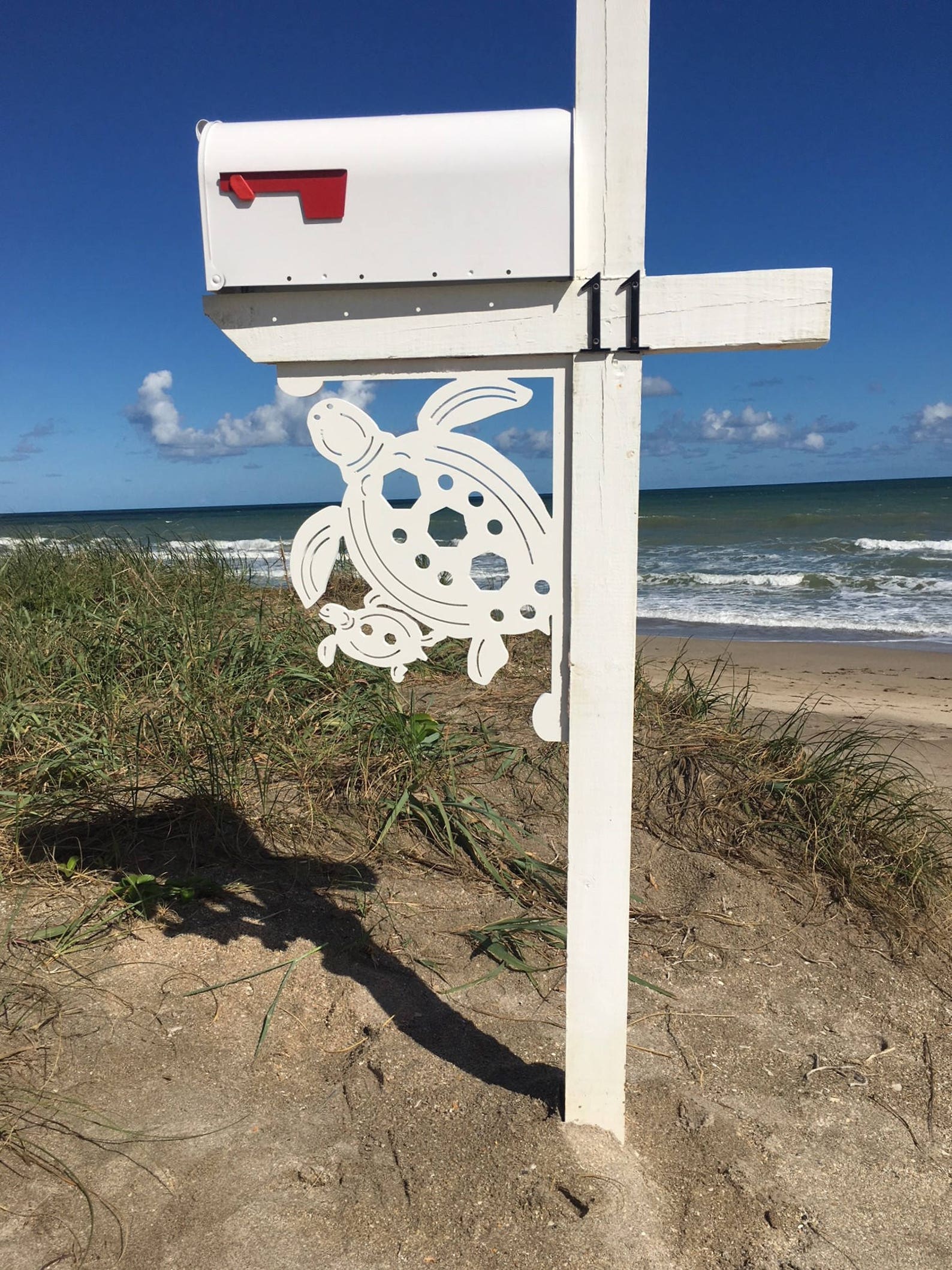 Mailbox Bracket Turtle Original Large 16x21 Inch Custom - Etsy