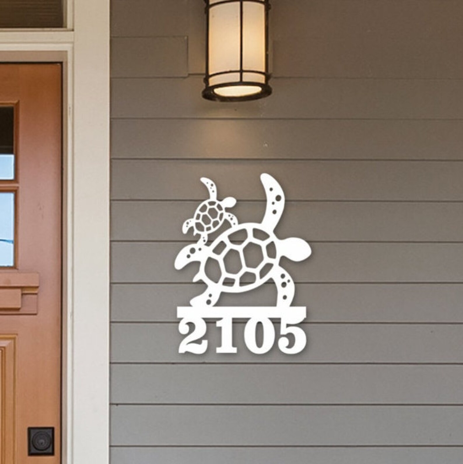 Address Sign Turtle & Baby New Address Plaque Address Sign - Etsy