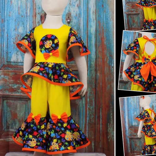 Casual Wear Pageant Outfit Girls Pant Outfit Outfit of - Etsy