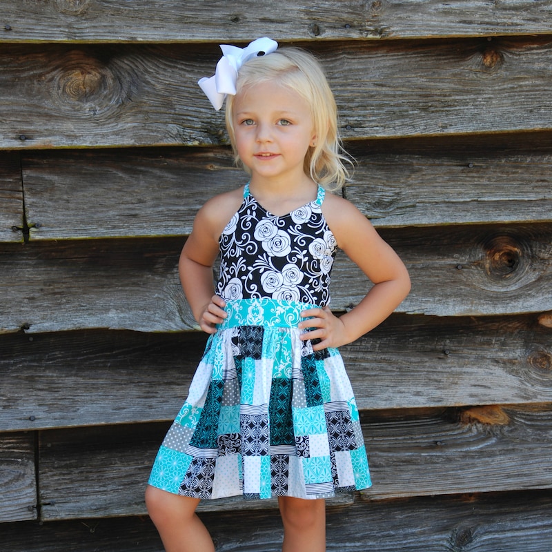 Girls Halter Dress - Etsy