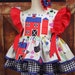 Red Barn Outfit, Girls Farm Outfit, Pageant Wear, Farm Birthday Party ...