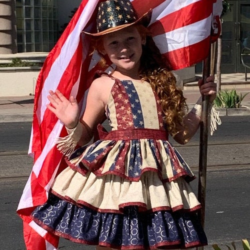 50s Dress 50s Outfit Red Pageant Wear Patriotic OOC - Etsy