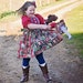 Denim Pageant Overalls, Girls Western Overalls, Red Bandana, Denim Wear ...