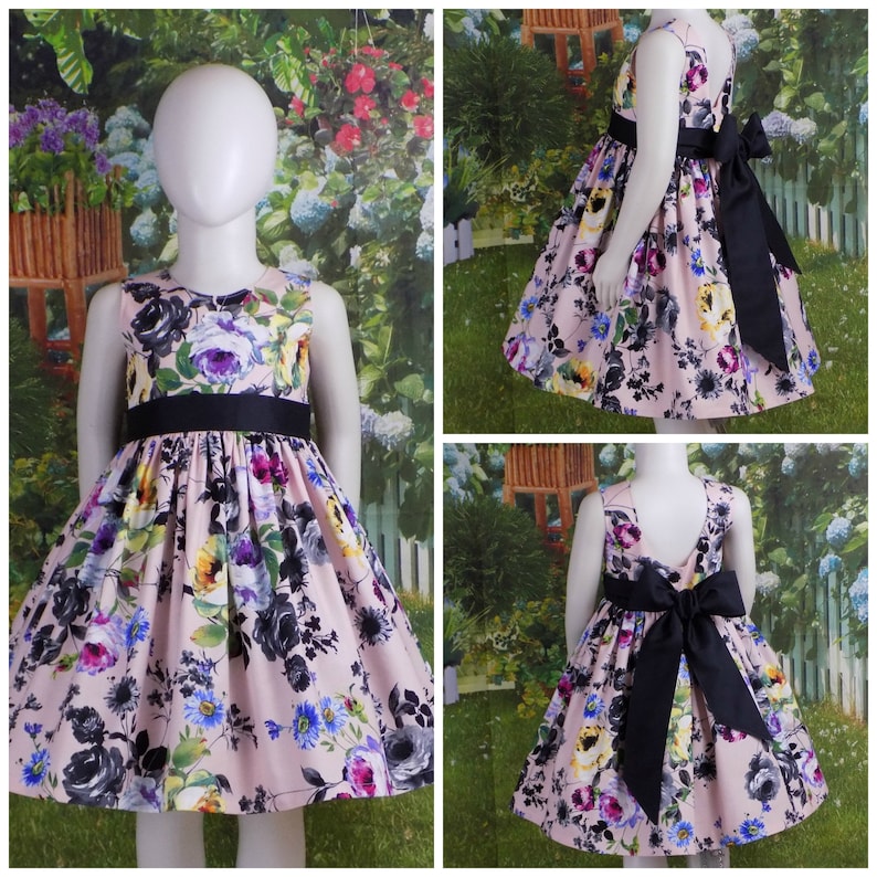 5T Girls Spring Dress Easter Dress Floral Dress Fancy - Etsy