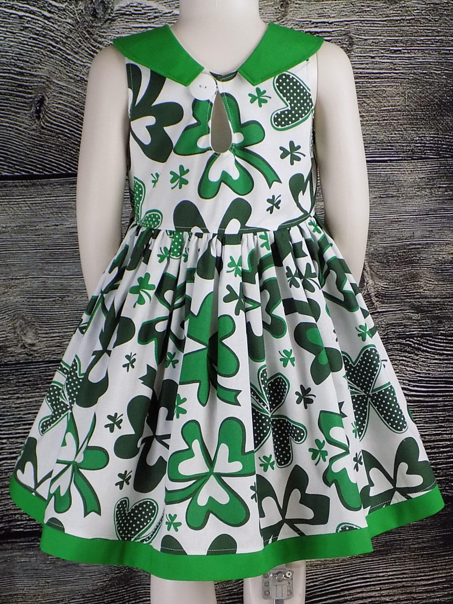 St Patricks Day Dress, Girl, Shamrock, Patty, Green, Toddler, Parade ...