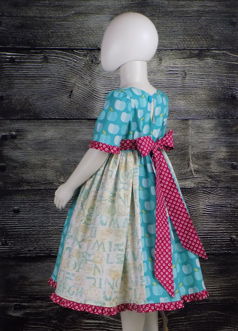 Apple Dress School Dress ABC Back to School First Day | Etsy