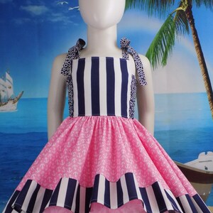 Anchor Dress, Nautical, Sailor, High Low, Pageant, Casual Wear, OOC ...