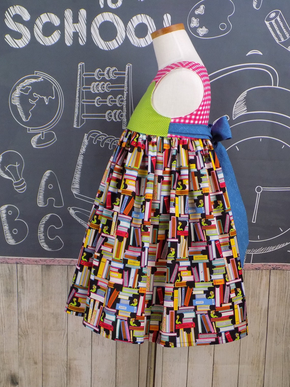 Girls Book Dress, Reading, Book Week, Back to School Dress, First Day ...
