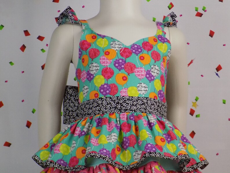Girls Birthday Dress Happy Birthday Ruffle Dress Layers - Etsy