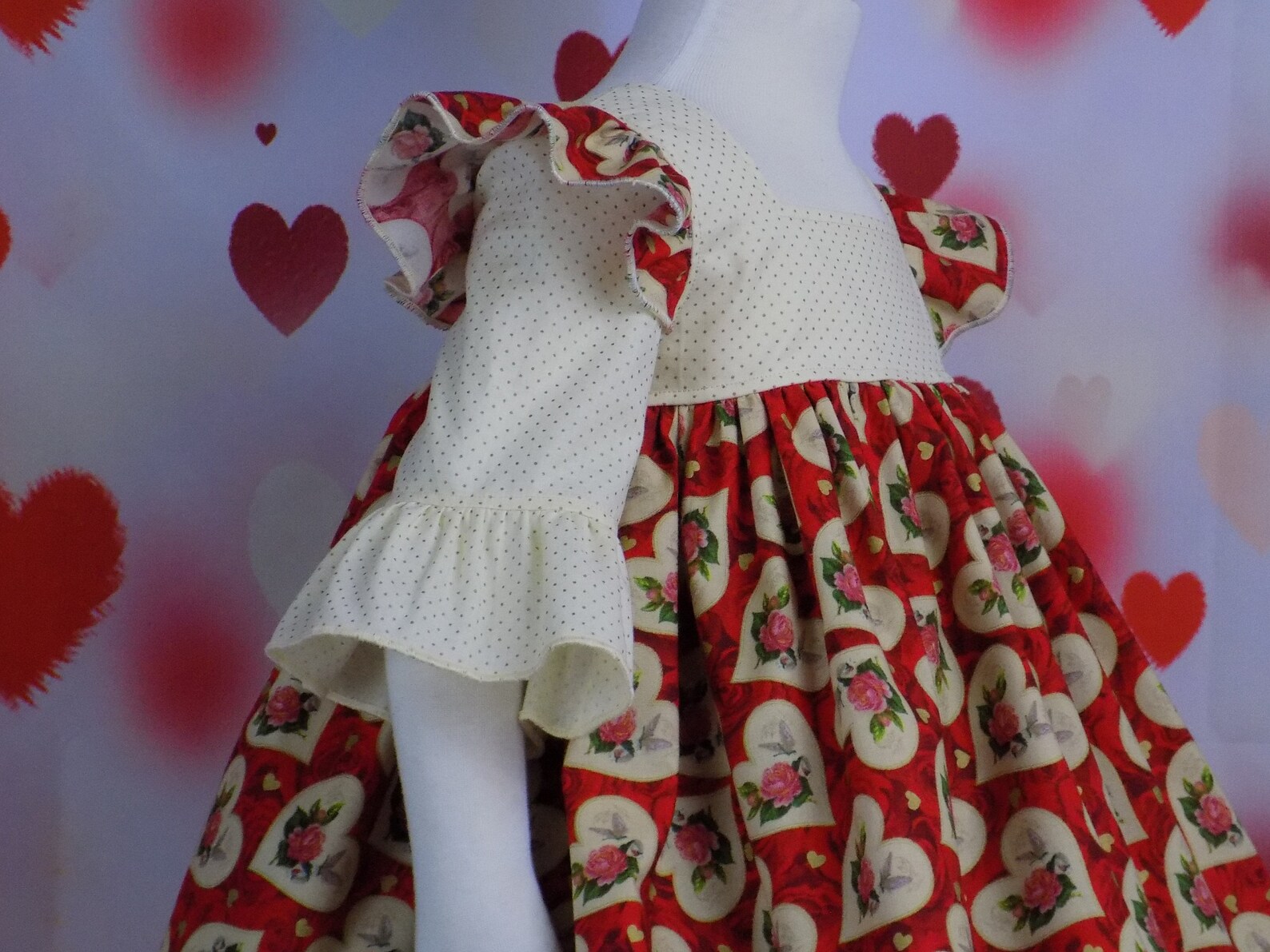 Heart Dress for Baby Girl Girl Valentine Dress Girl Heart - Etsy